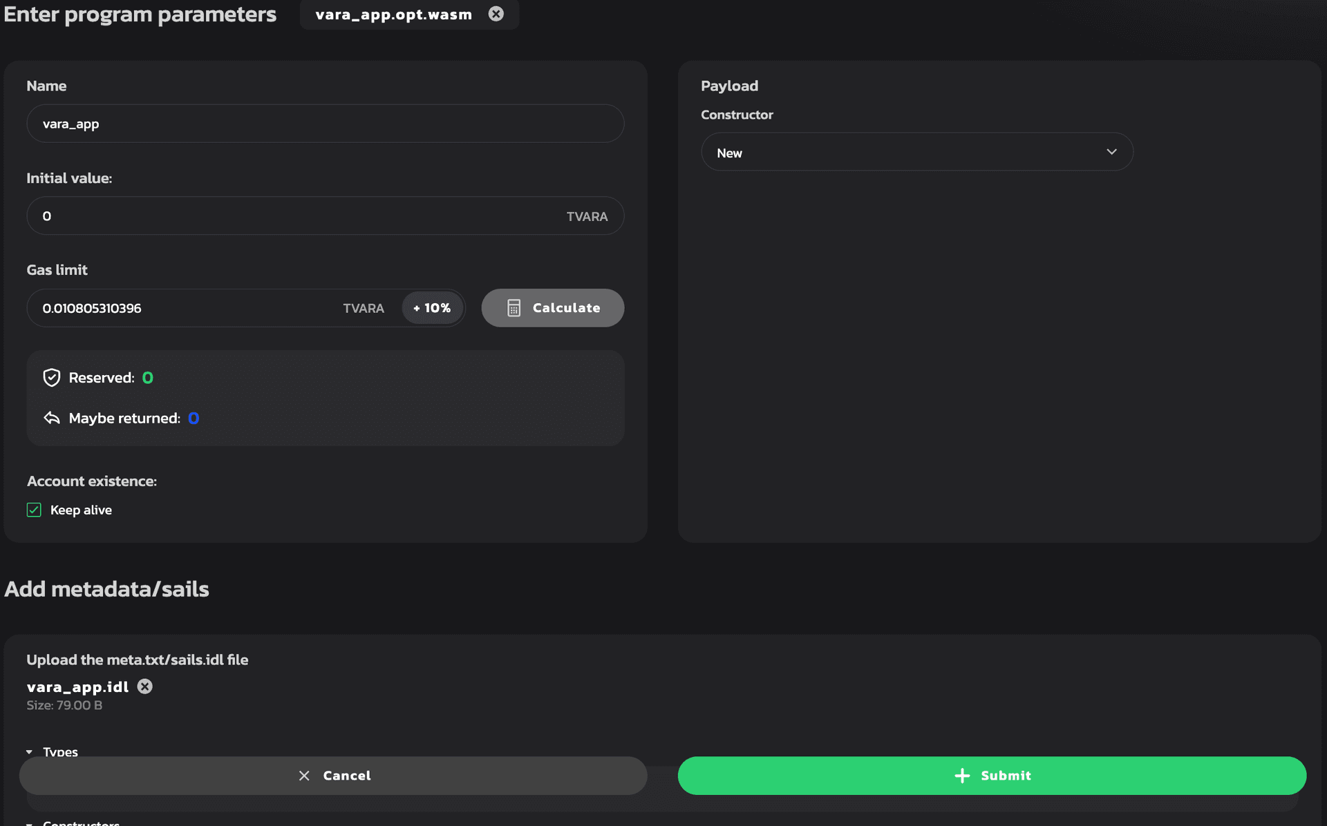 Quick Start | Vara Network Documentation Portal