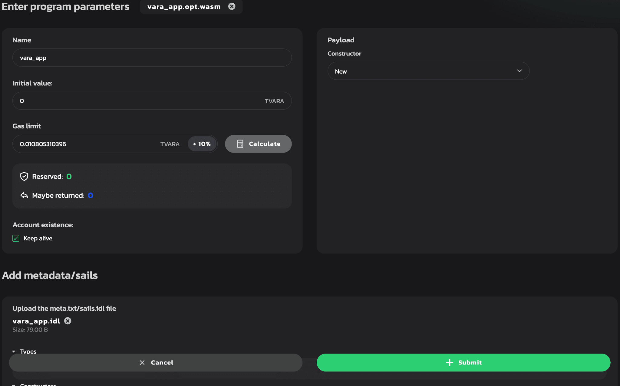 Quick Start | Vara Network Documentation Portal